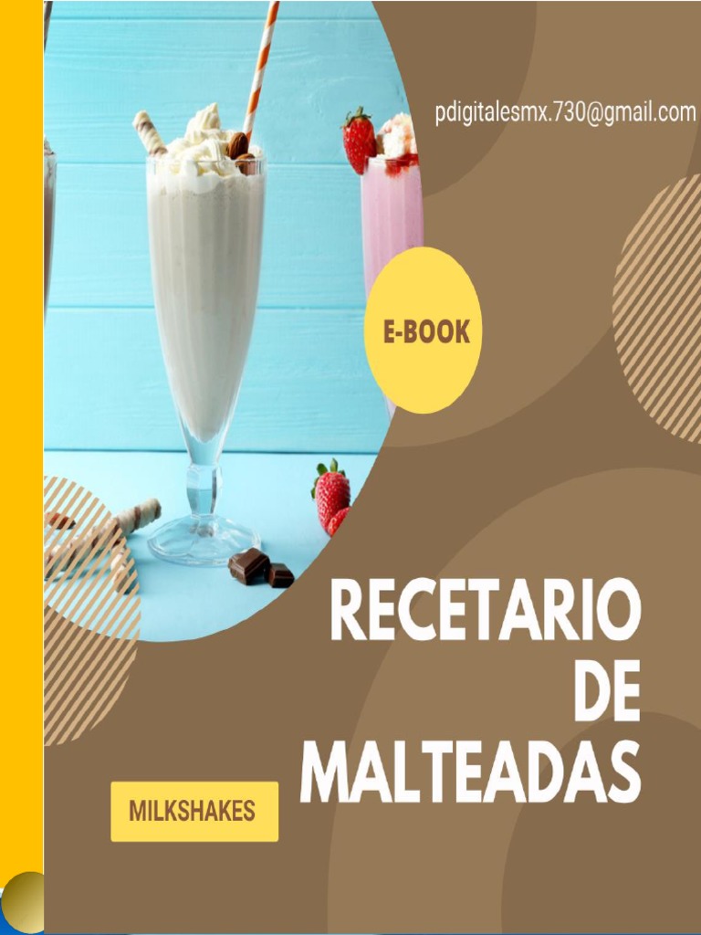 Recetario de Malteadas | PDF | Malteada | Helado