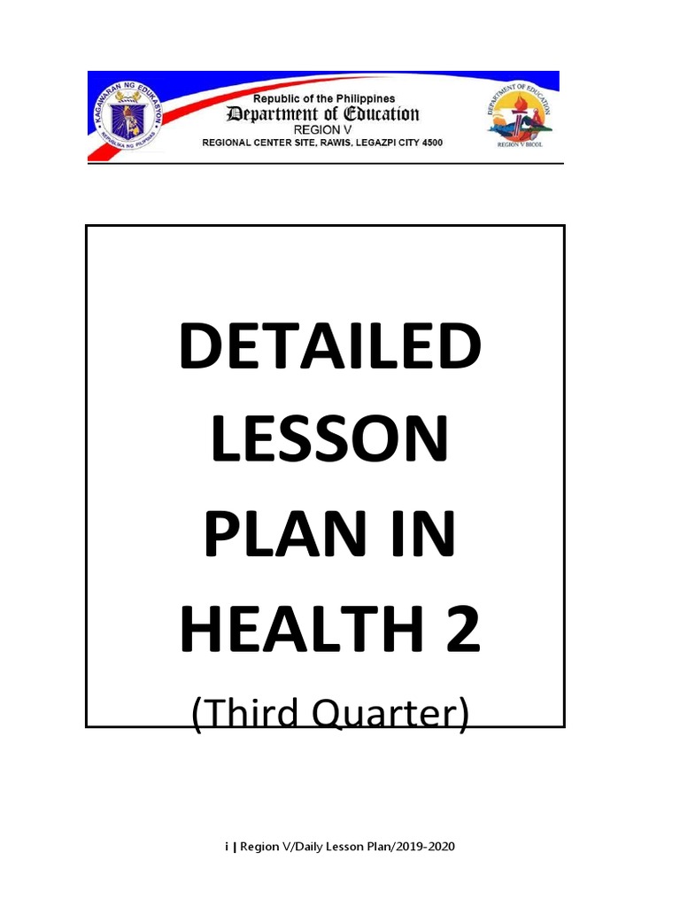 Grade 2 Health Lesson Plan: Q3 Overview | PDF | Lesson Plan | Learning