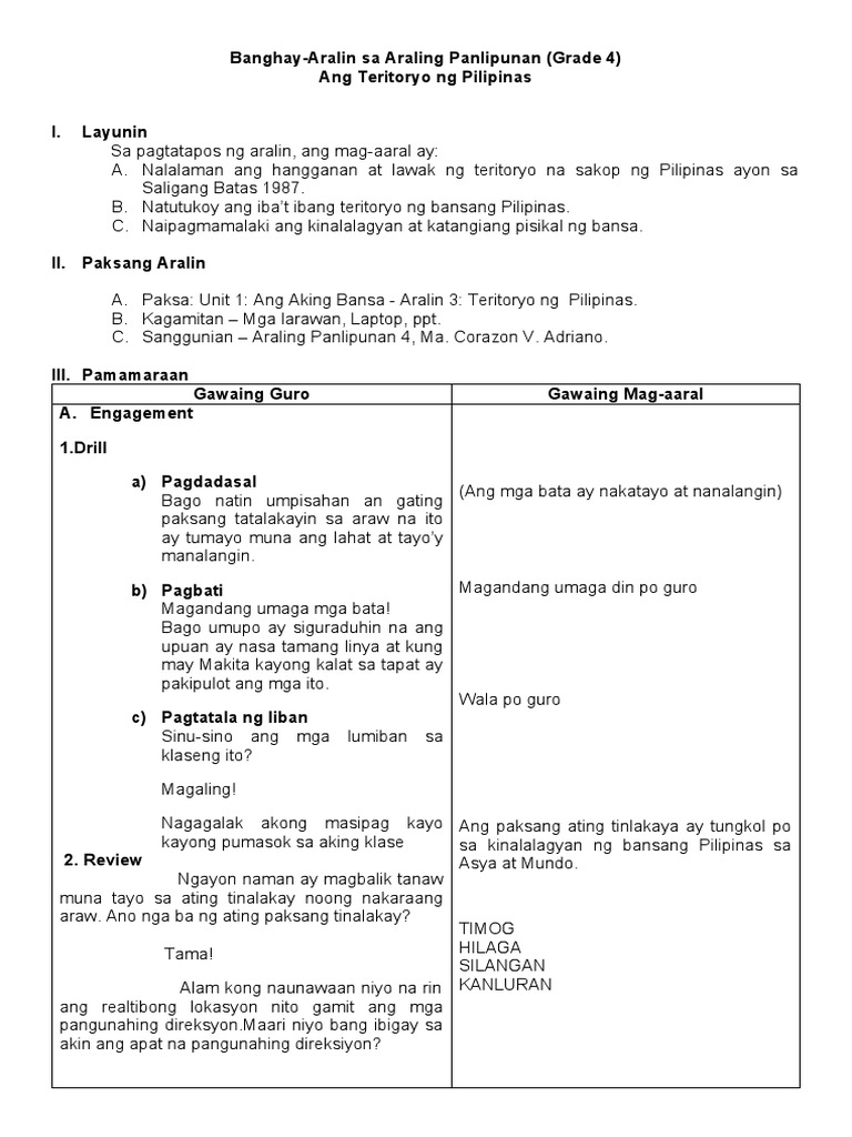 Lesson Plan Socstud | PDF
