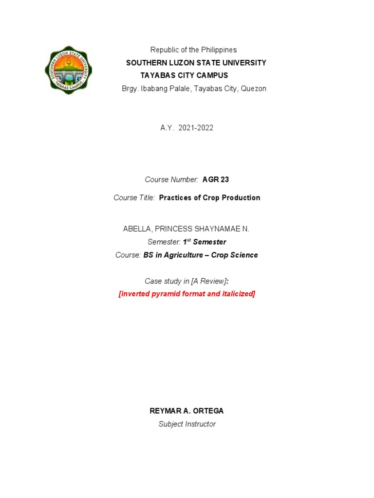Agr 23 Case Study A Review Abella | PDF | Plants | Ecosystem
