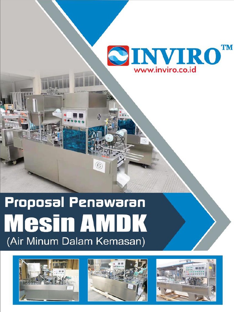 Proposal Penawaran Mesin AMDK by INVIRO | PDF