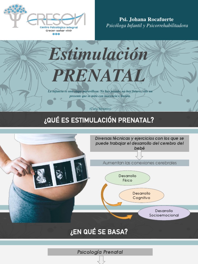 Estimulación Prenatal | PDF | El embarazo | Ciencias del comportamiento