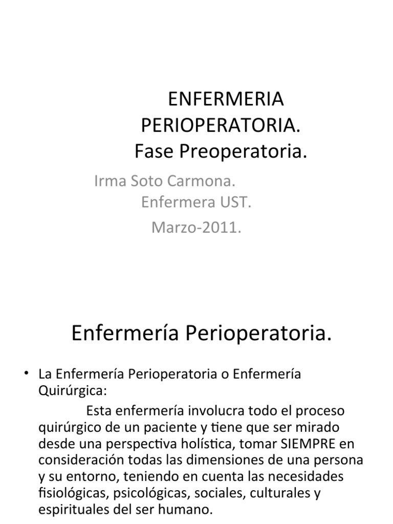 Preoperatoria Actualizado | PDF | Consentimiento informado | Cirugía