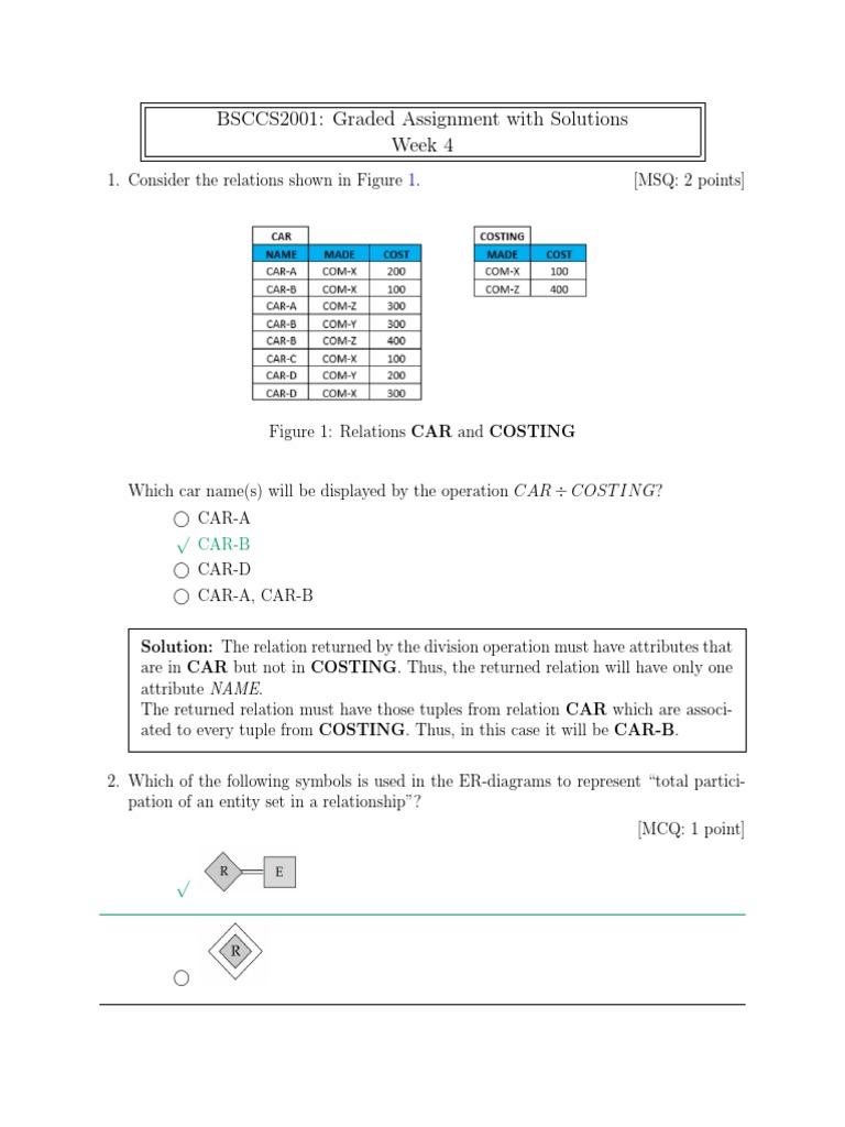 Week 4 GQ Solution | PDF | Mathematical Logic | Mathematics