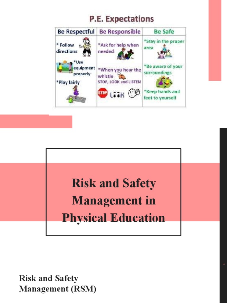 Risk and Safety Management in Physical Education | PDF | Risk | Safety