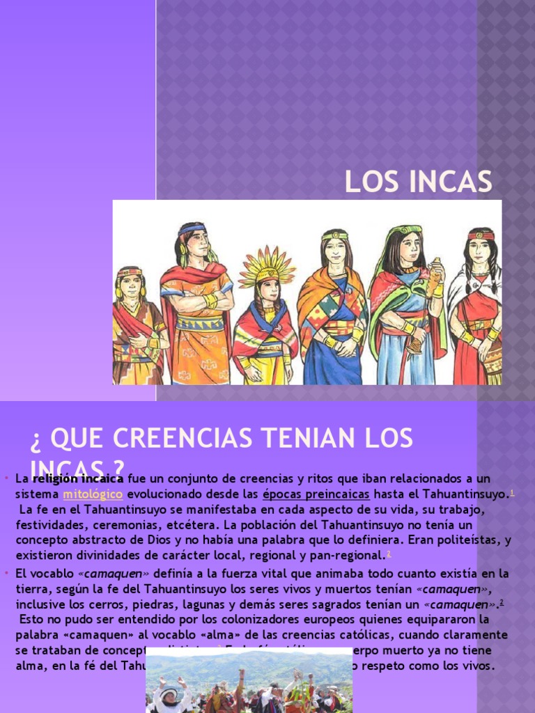 Los Incas | PDF | Imperio Inca | Deidades