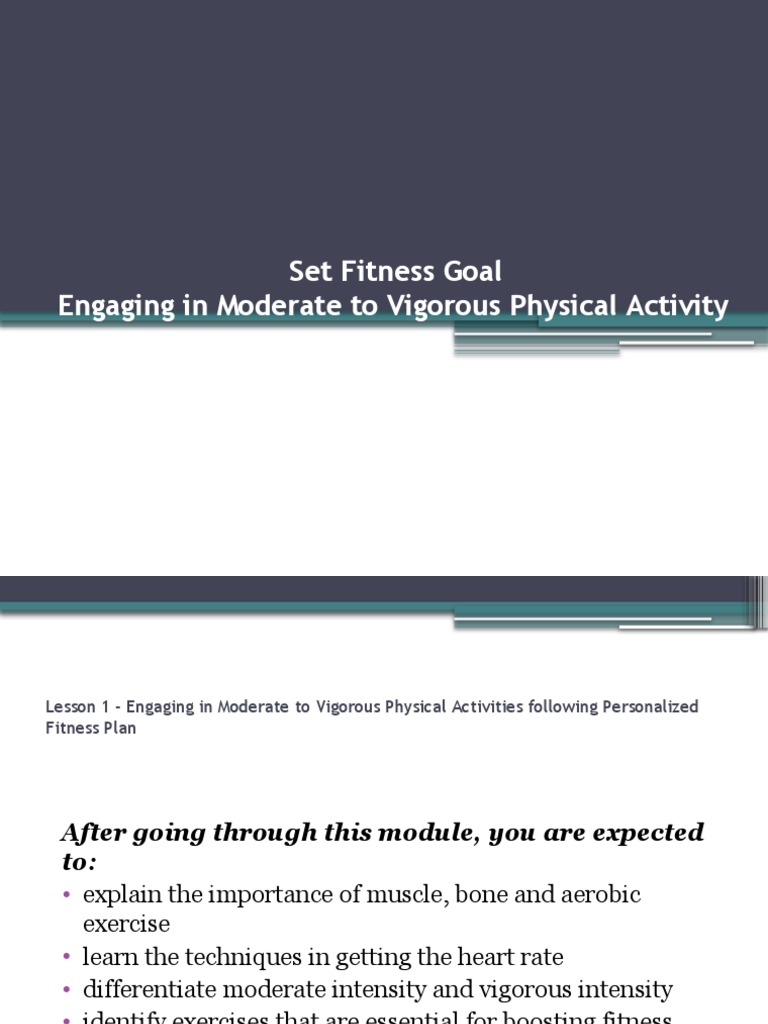 Personalized Fitness Planning: Designing a Comprehensive Exercise ...