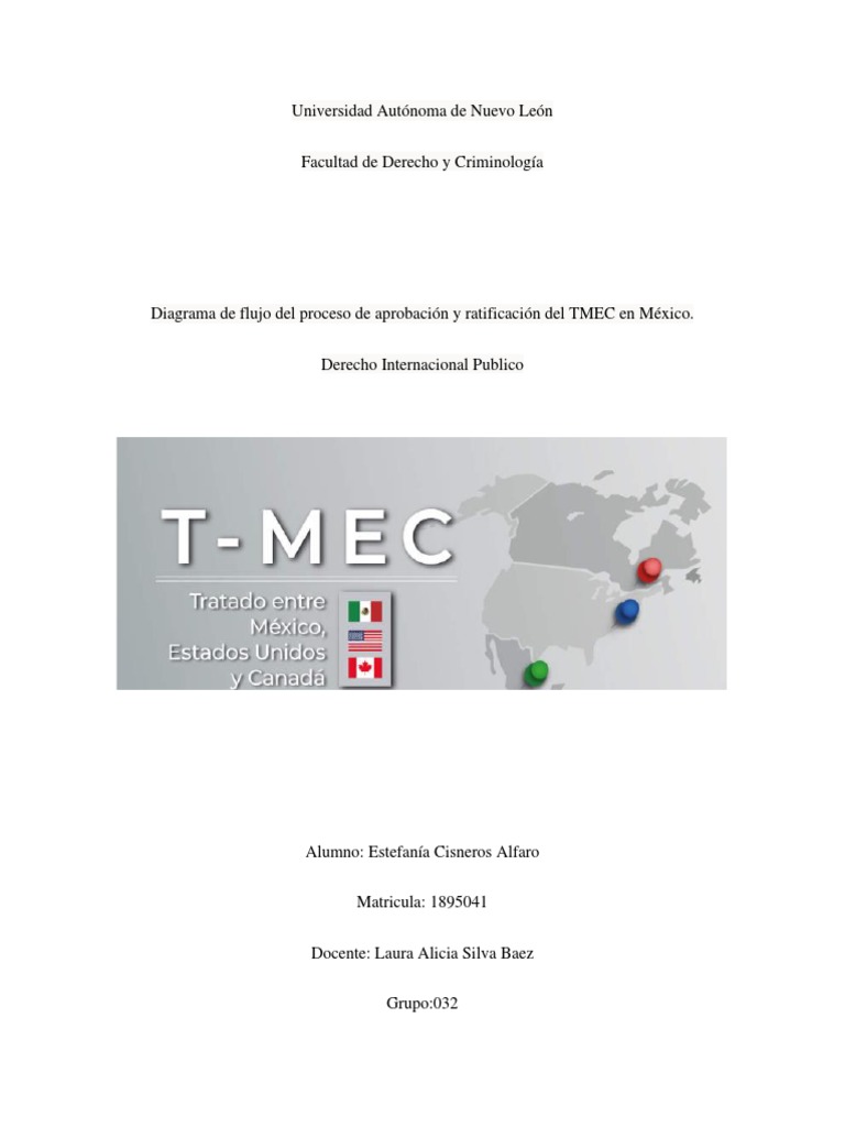 Diagrama de Flujo de La T-MEC | PDF | Tratado de Libre Comercio Norteamericano | Votación