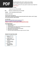 Cot - DLP - Science 6 - Earth's Rotation by Master Teacher Eva M. Corvera | PDF | Teachers ...