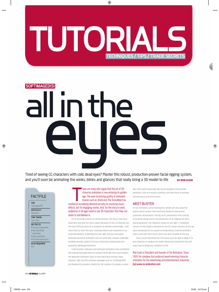 Mastering 3D Eye Rigging Techniques | PDF | Computing