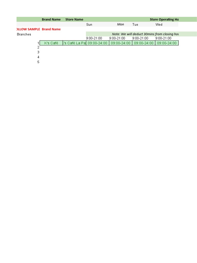 (GrabFood) Merchant Fill Up Form | PDF | Food And Drink Preparation | Foods