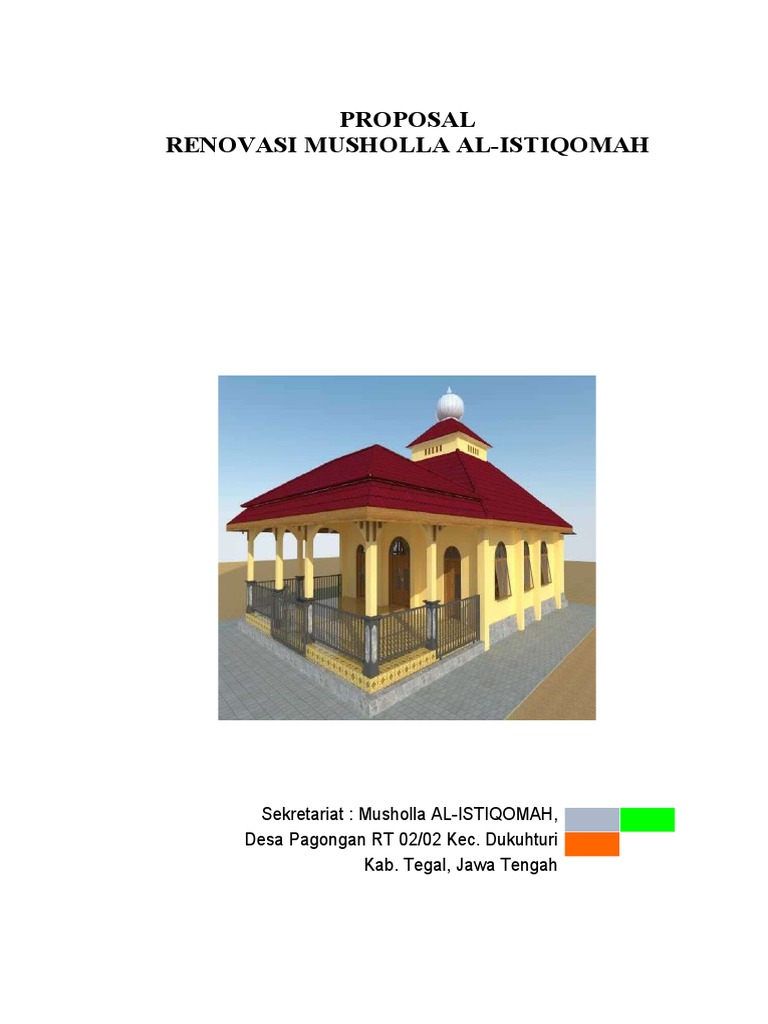 Propoosal Renovasi Musholla | PDF