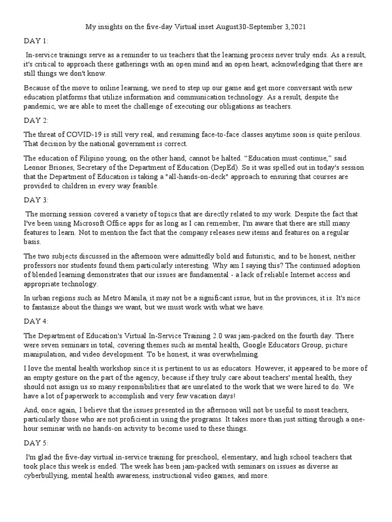 Insights Inset Jency | Download Free PDF | Educational Technology