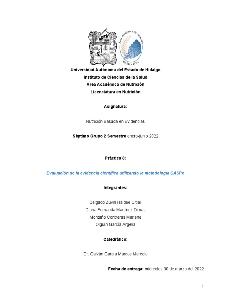 Prac3 NuBEEq5 | PDF | Evidencia basada en medicina | Método científico