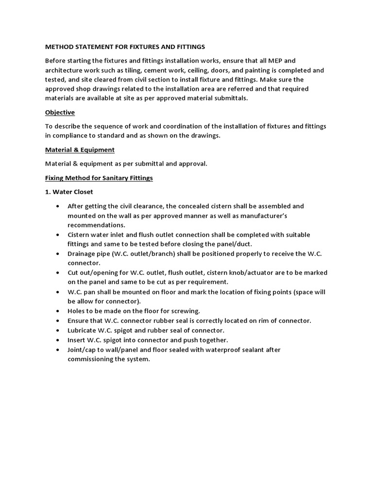 Fixtures & Fittings | PDF | Countertop | Sink