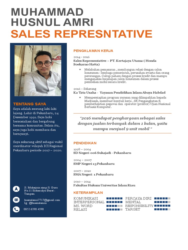 Contoh CV1 | PDF