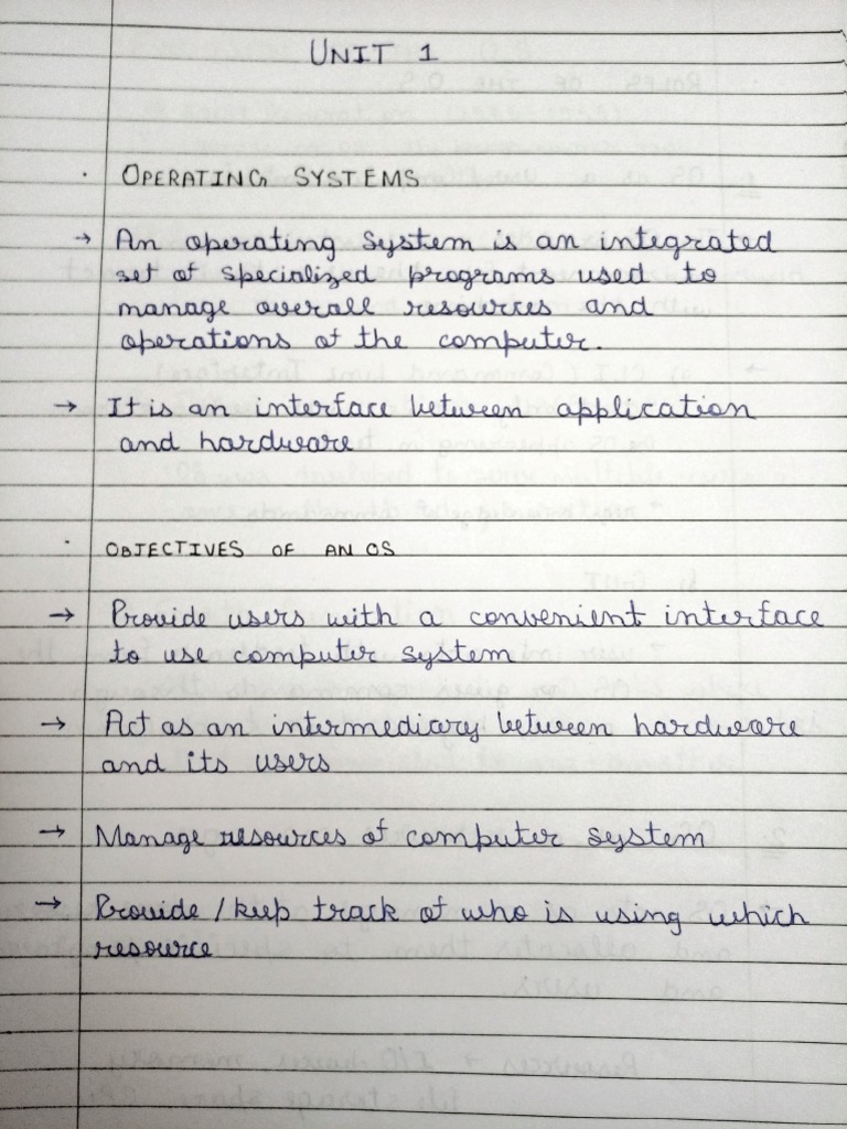 Operating System 1 | PDF