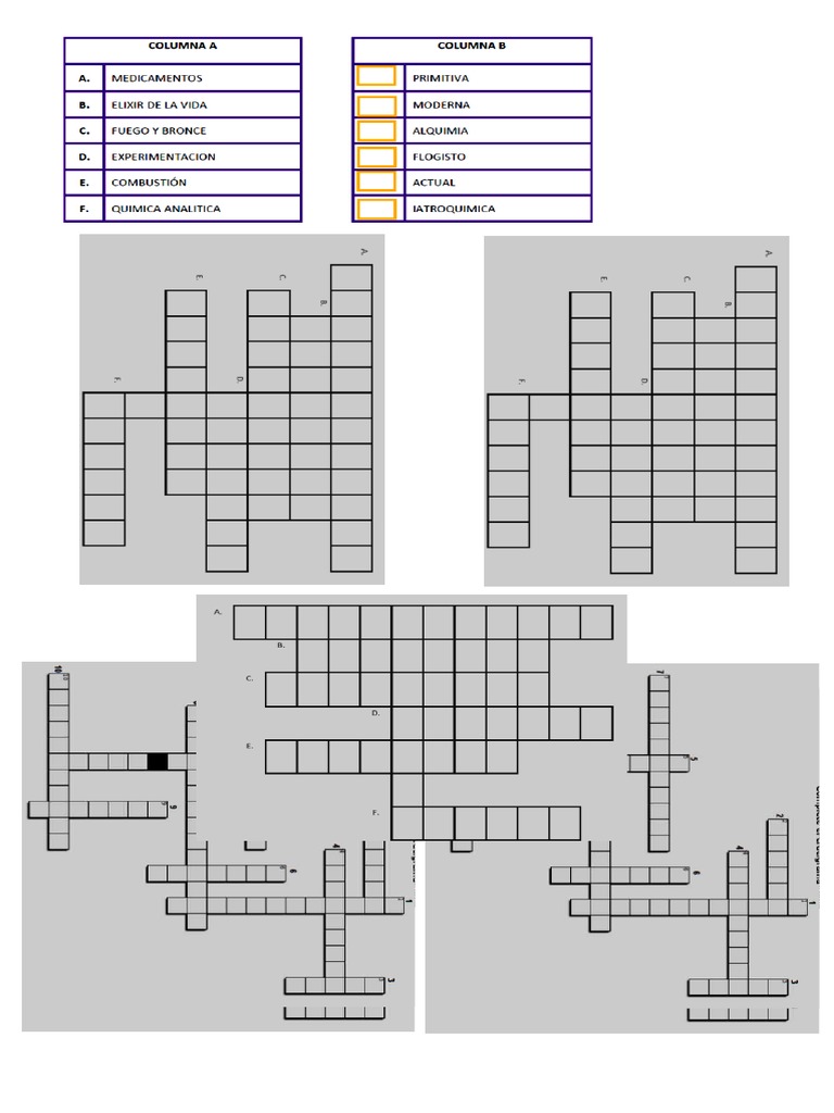 Crucigrama Pdf Biología Celular Microorganismo