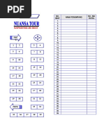 Denah Kursi Bus 60 | PDF