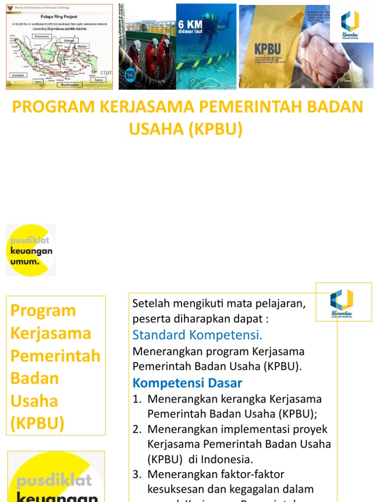 KPBU Dasar untuk Pemerintah & Bisnis | PDF