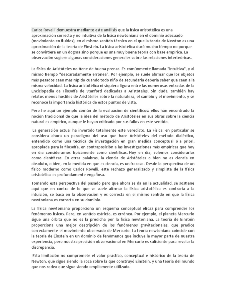 Grupo 1 Rovelli | PDF | Física | Fuerza