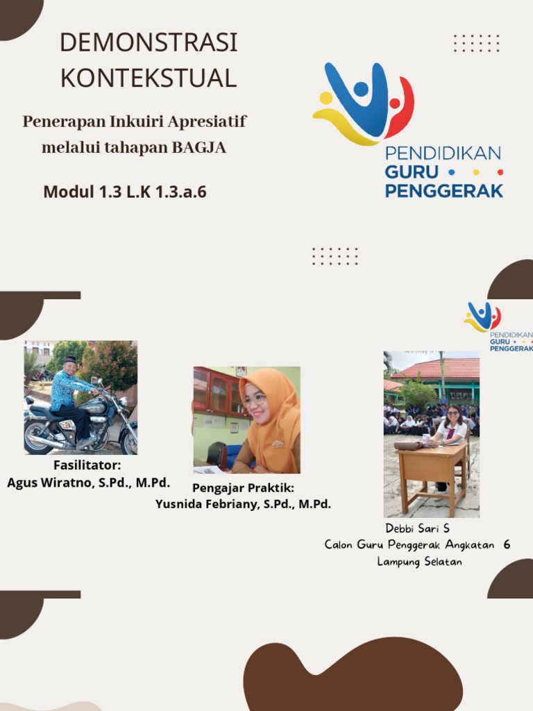 Demonstrasi Kontekstual Modul 1.3.a.6 | PDF