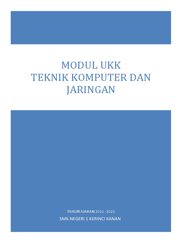 Panduan Kabel Jaringan UTP/STP | PDF