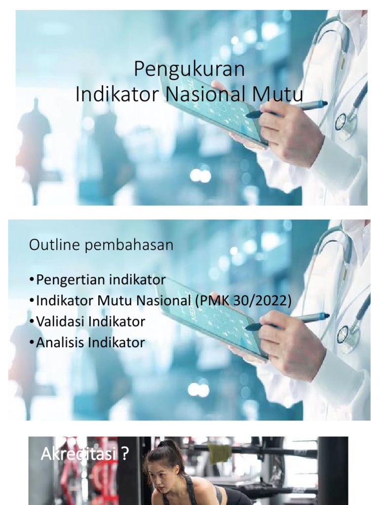 2.2 Pengantar Pengukuran Indikator Mutu | PDF