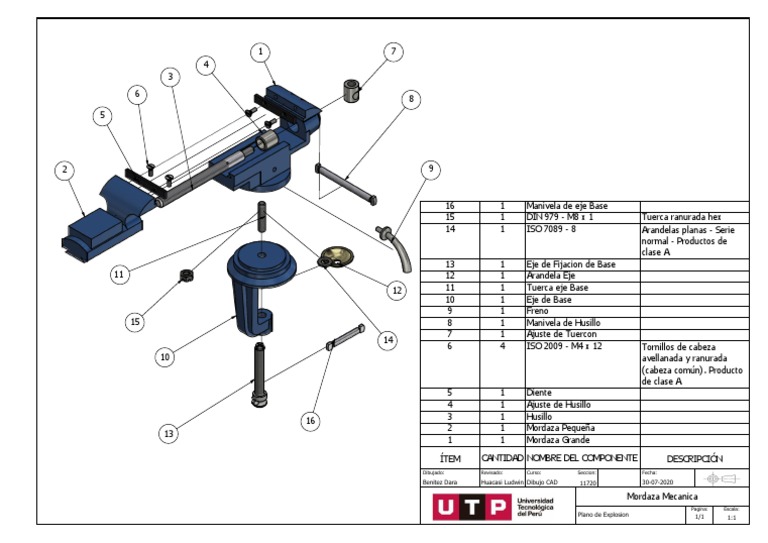 Plano de Explocion..... | PDF | Herramientas de corte | Artesanías