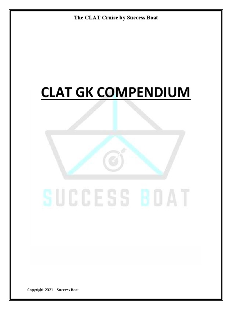 CLAT GK Compendium - SEPT - PART I | PDF | Chlorofluorocarbon | Black Hole