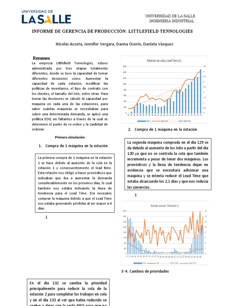 Juego Final | PDF | Procesos de negocio | Sector secundario de la economía