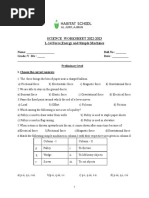 Worksheet Force Work Energy Class 4 B | PDF | Force | Machines