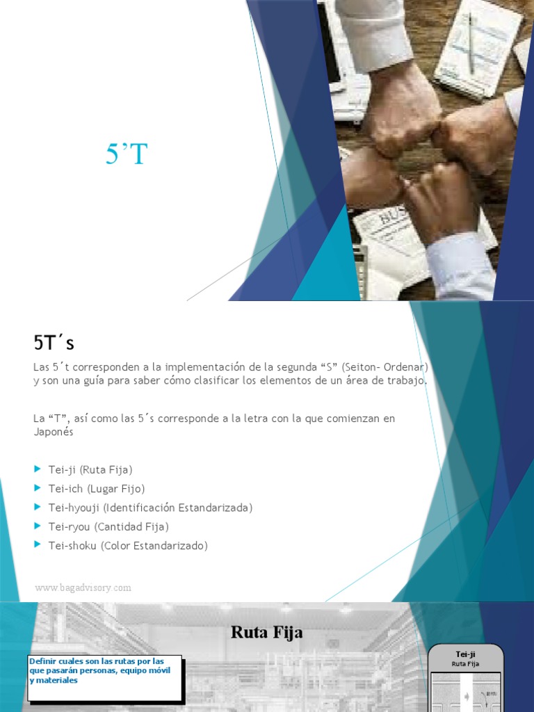 Implementando las 5T's para lograr el orden en el área de trabajo | PDF ...