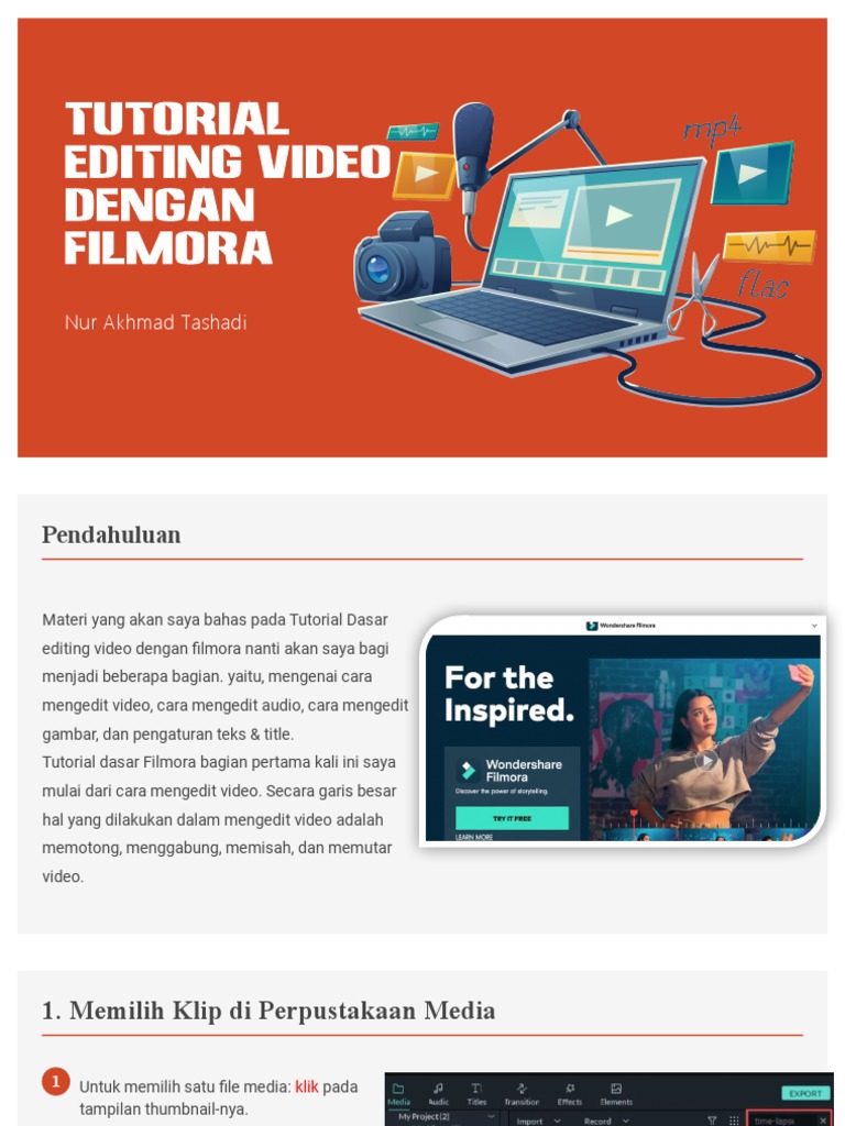 Tutorial Editing Video | PDF