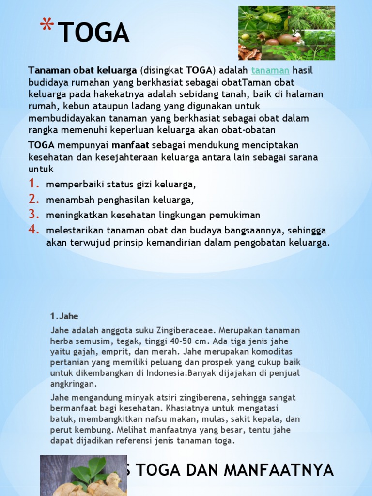 Toga | PDF | Griya & Taman