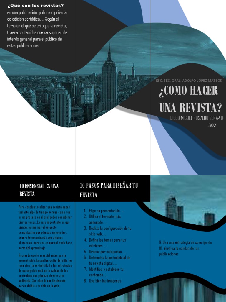 Triptico de Revista | PDF
