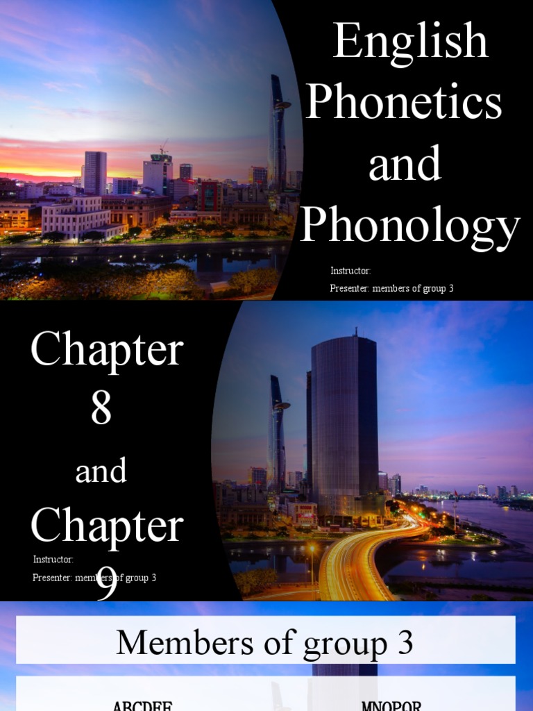 Phonetics and Phonology Chapter 8 9 - Group 3 | PDF | Syllable | Vowel