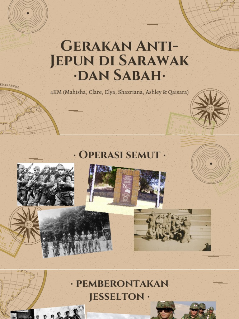 Anti-Japan Movement in Sarawak & Sabah | PDF