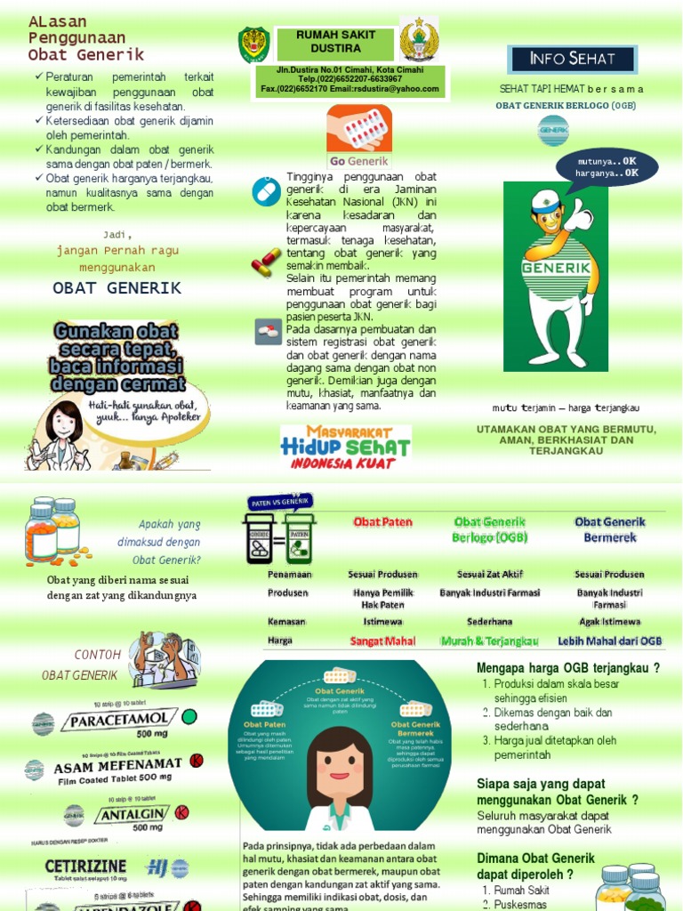 Leaflet Obat Generik New | PDF