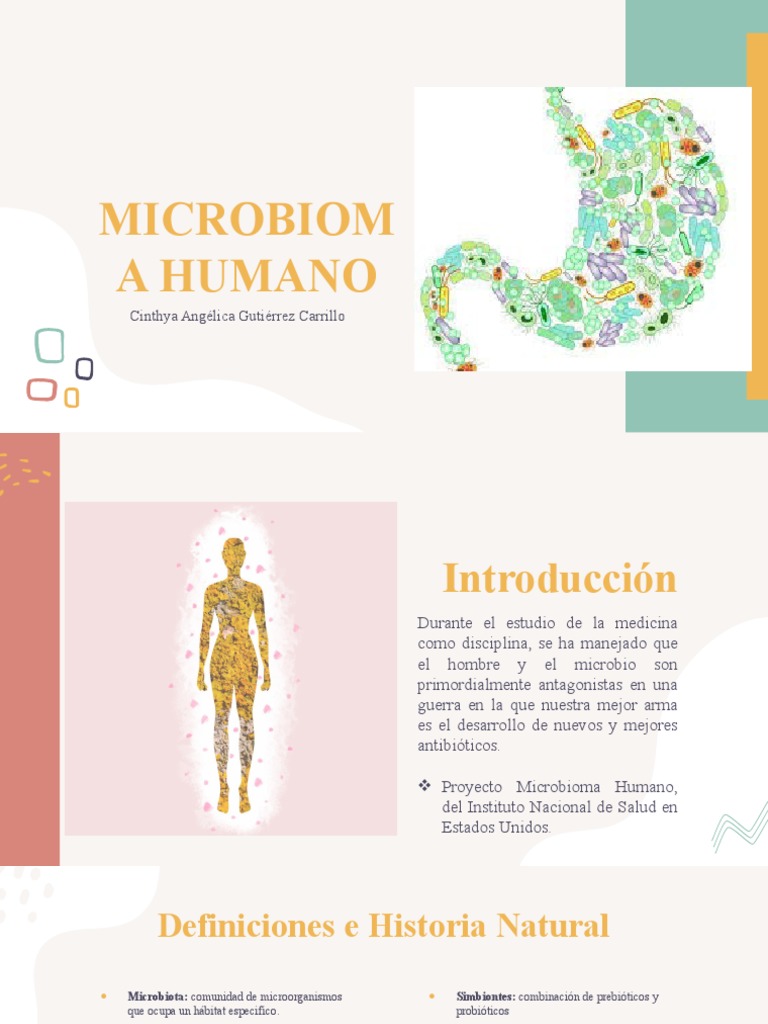 Microbioma Humano | PDF | Síndrome del intestino irritable | Probiótico