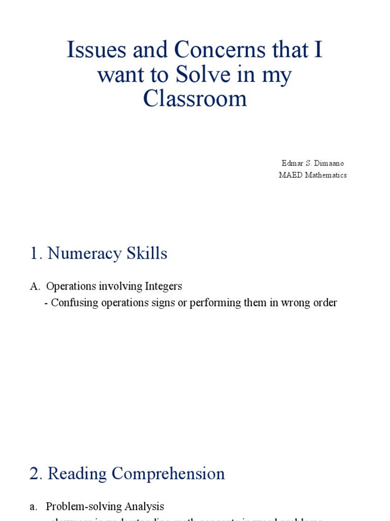 Action Research Title Proposal | PDF | Science | Mathematics