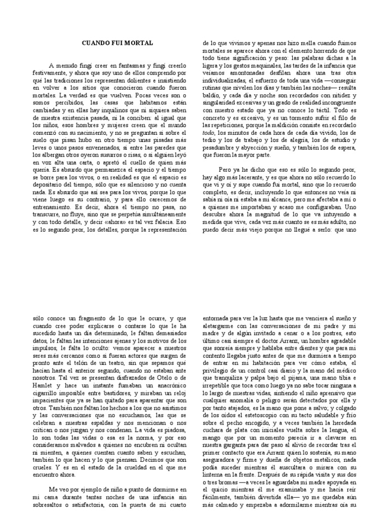 Cuando Fui Mortal Javier Marc3adas | PDF | María, madre de Jesús