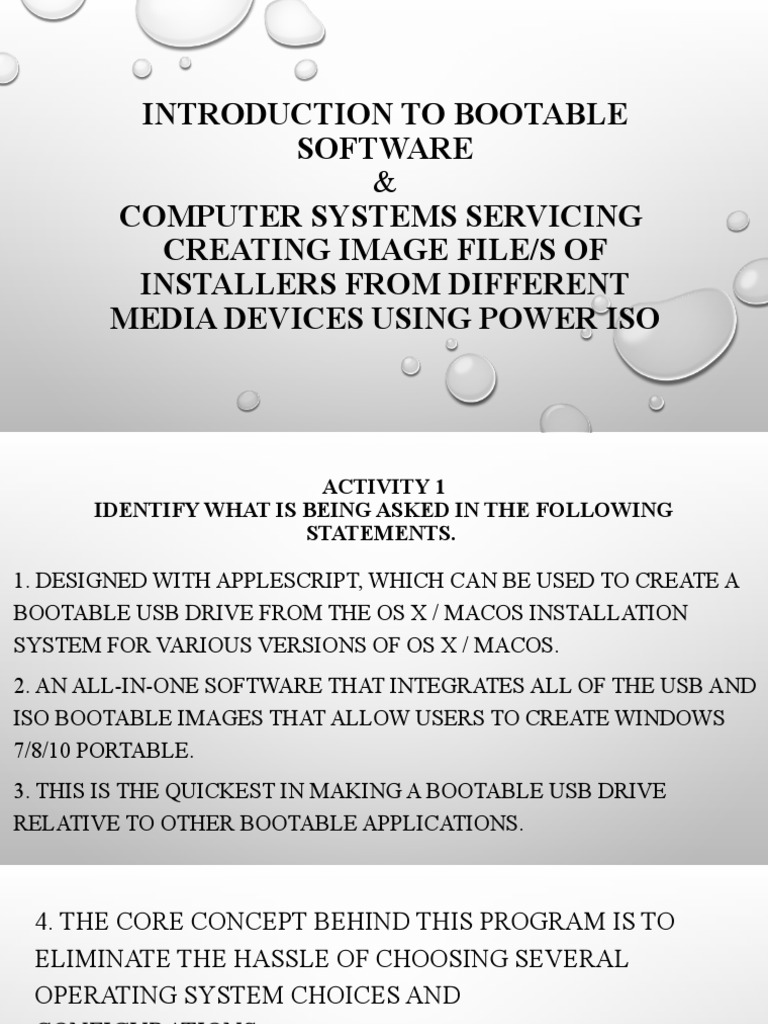 Quiz Bootable Software and BOOTABLE ISO | PDF