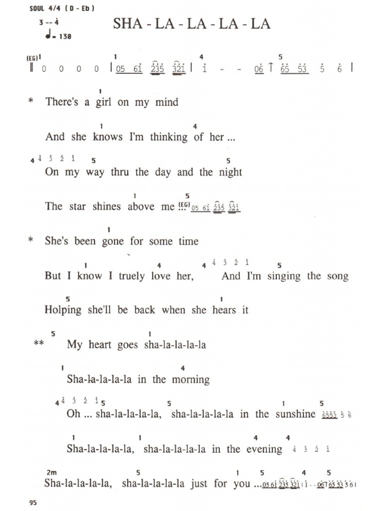 095-Sha La-La-La-La | PDF