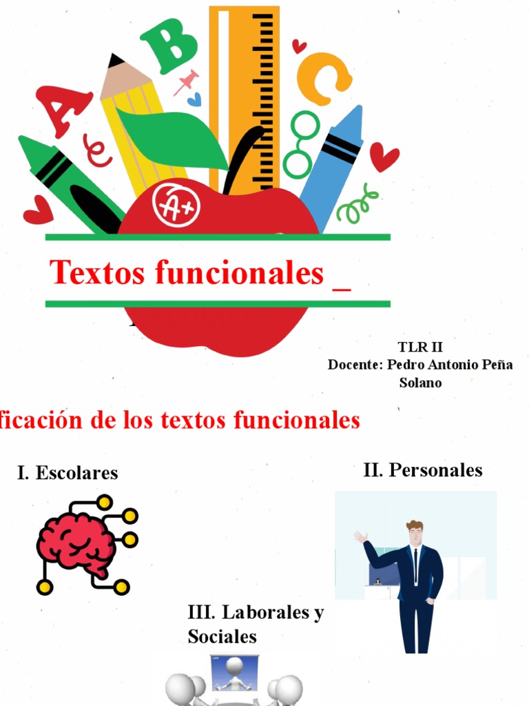I.Tema 8. Textos Funcionales Escolares | PDF | Psicología cognitiva ... I.Tema 8. Textos Funcionales Escolares | PDF | Psicología cognitiva ...
