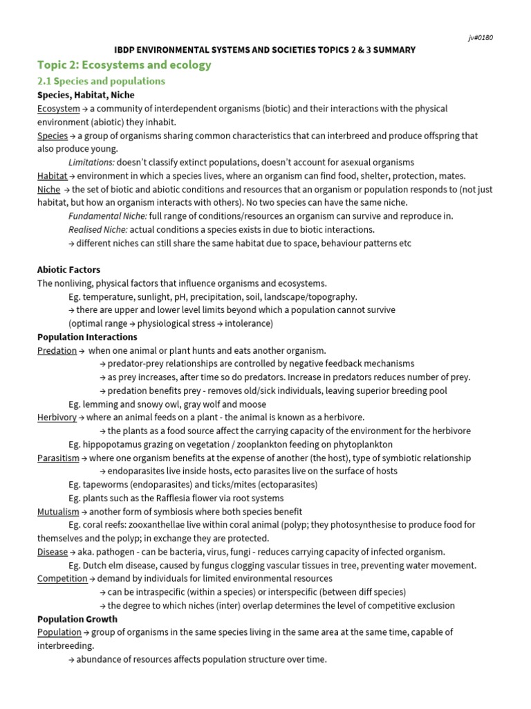 Ecosystems and Ecology Overview | PDF | Food Web | Ecosystem