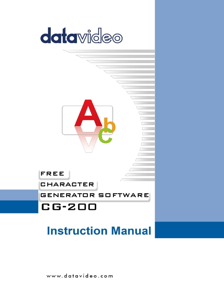 CG-200 CG Software - E4 - A5 - EN | PDF | Keyboard Shortcut | Computer File