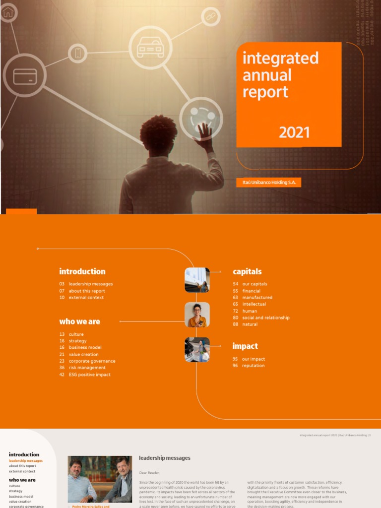 Itaú Unibanco - 2021 Integrated Annual Report | PDF | Governance | Banks Itaú Unibanco - 2021 Integrated Annual Report | PDF | Governance | Banks