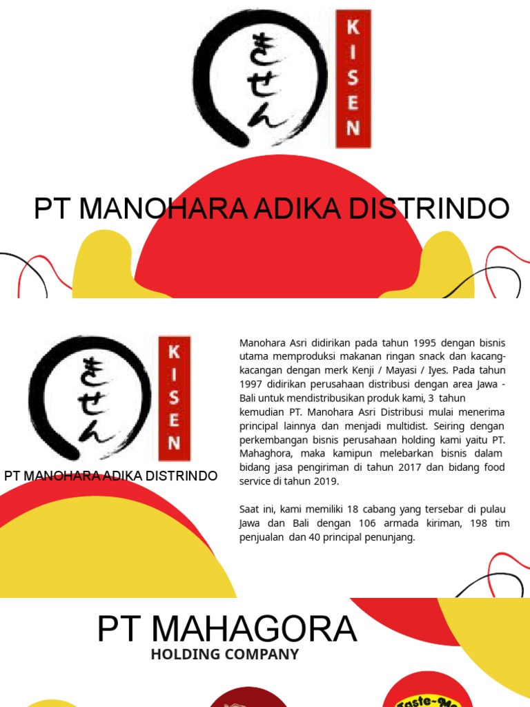 Pt. Manohara Adika Distrindo | PDF