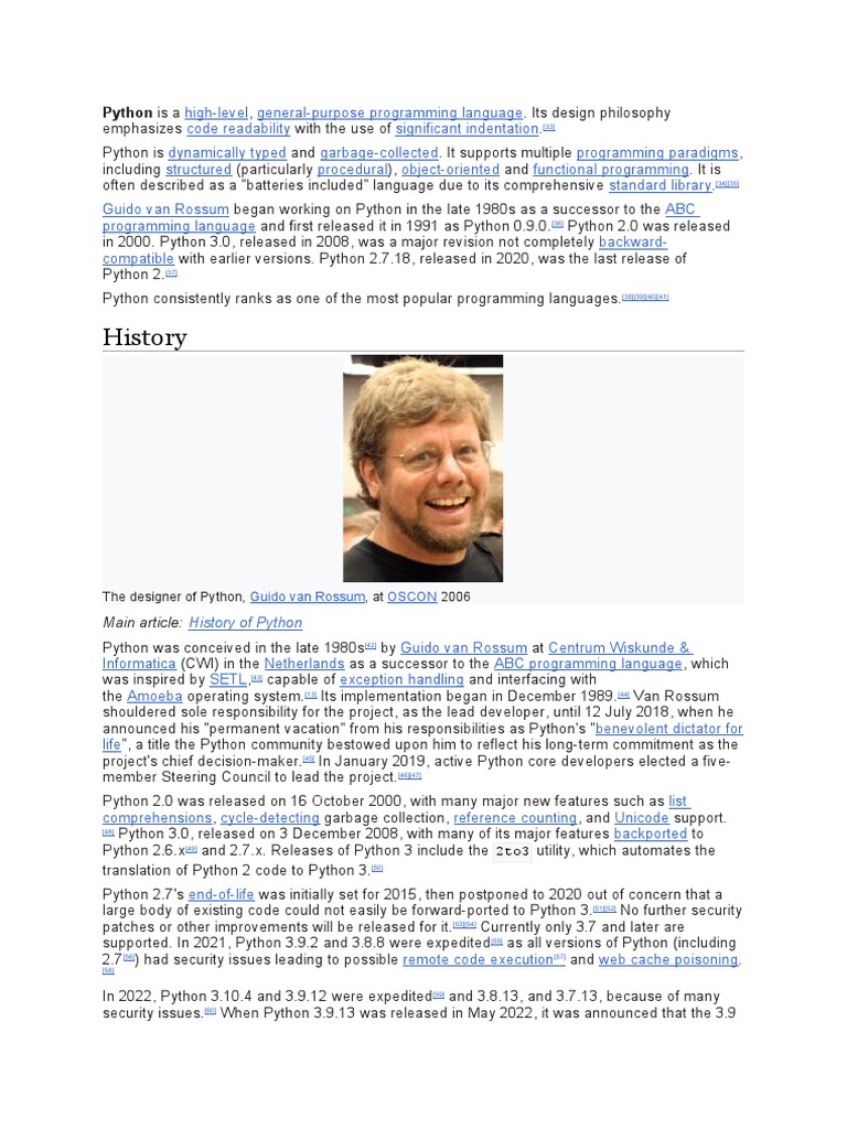 Python | PDF | Python (Programming Language) | Method (Computer Programming)
